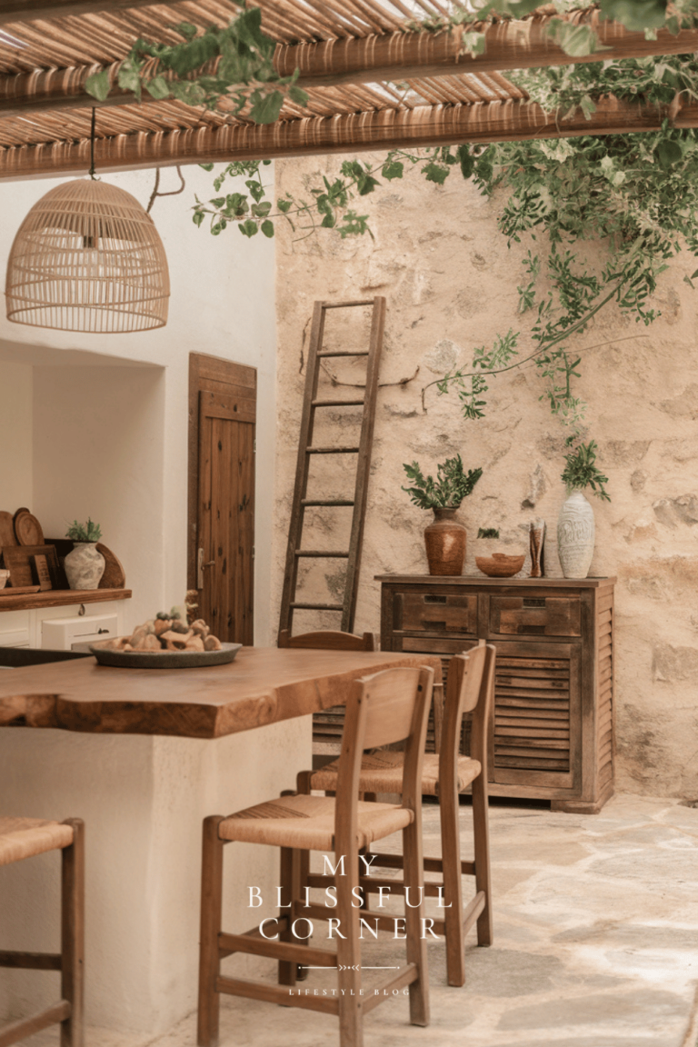9 Must-Try Boho Kitchen Ideas for a Cozy, Eclectic Space - My Blissful ...