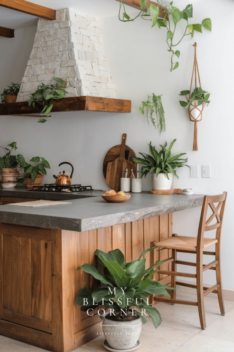 9 Must-Try Boho Kitchen Ideas for a Cozy, Eclectic Space - My Blissful ...