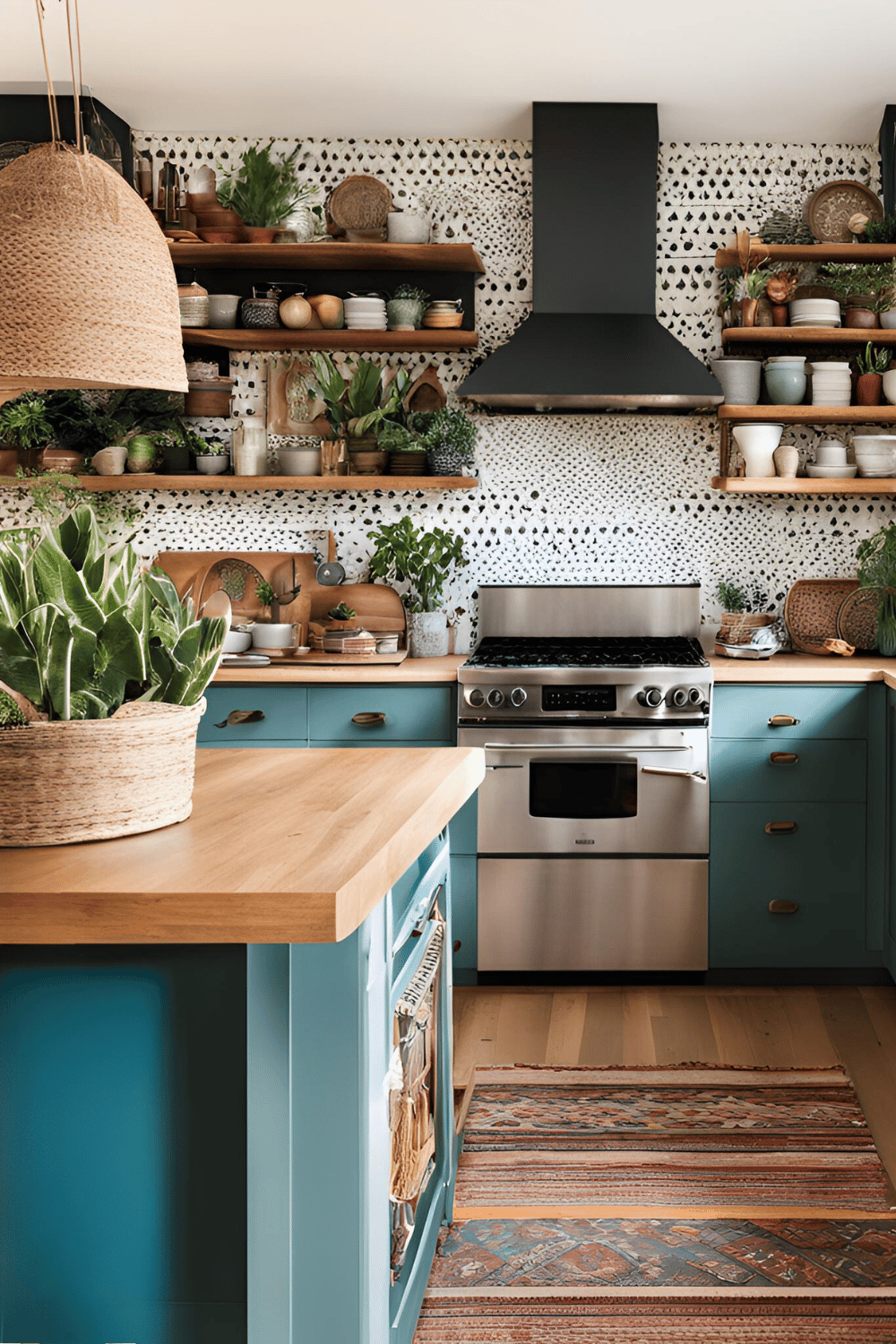 9 Must-Try Boho Kitchen Ideas for a Cozy, Eclectic Space - My Blissful ...