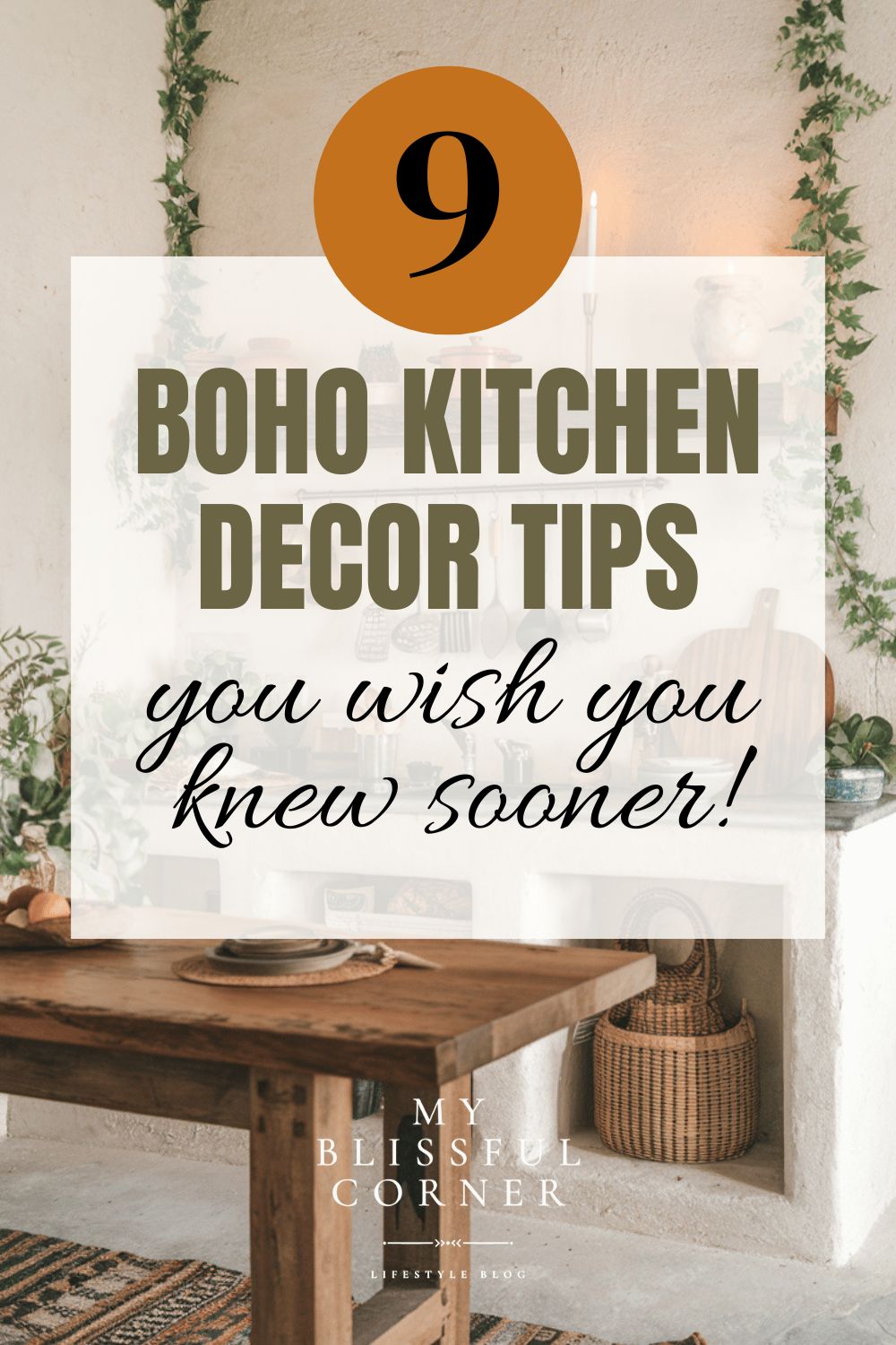 9 Must-Try Boho Kitchen Ideas for a Cozy, Eclectic Space - My Blissful ...