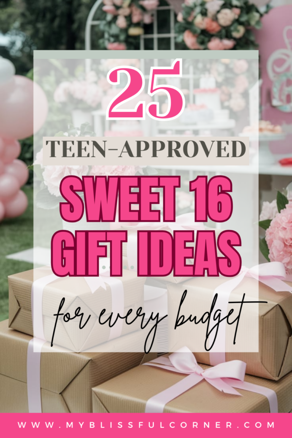 25 Best Sweet 16 Gift Ideas (Teen-Approved) - My Blissful Corner