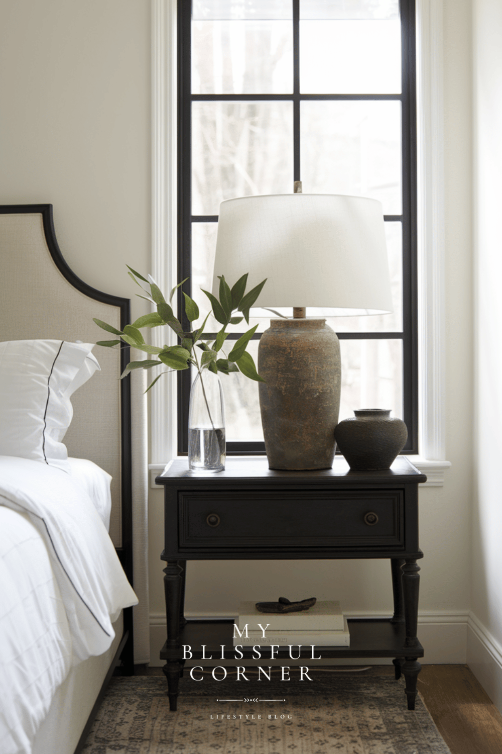 10 Expert Nightstand Styling Tips For a Beautiful Bedside Look - My ...